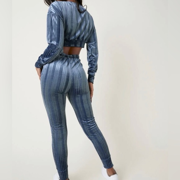 SHEIN | Other | Blue Velvet Set | Poshmark